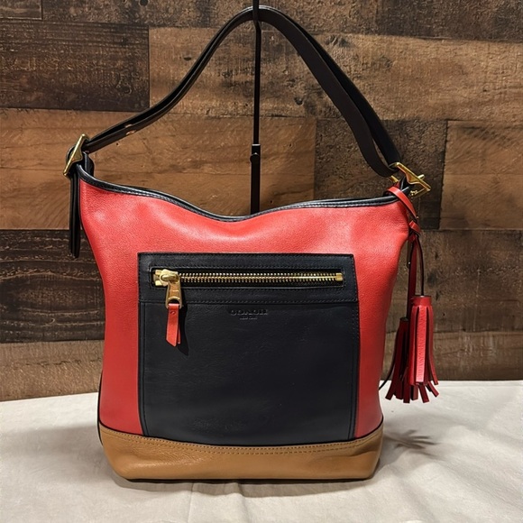 Coach | Bags | Coach 9995 Leather Legacy Colorblock Duffle Bag | Poshmark